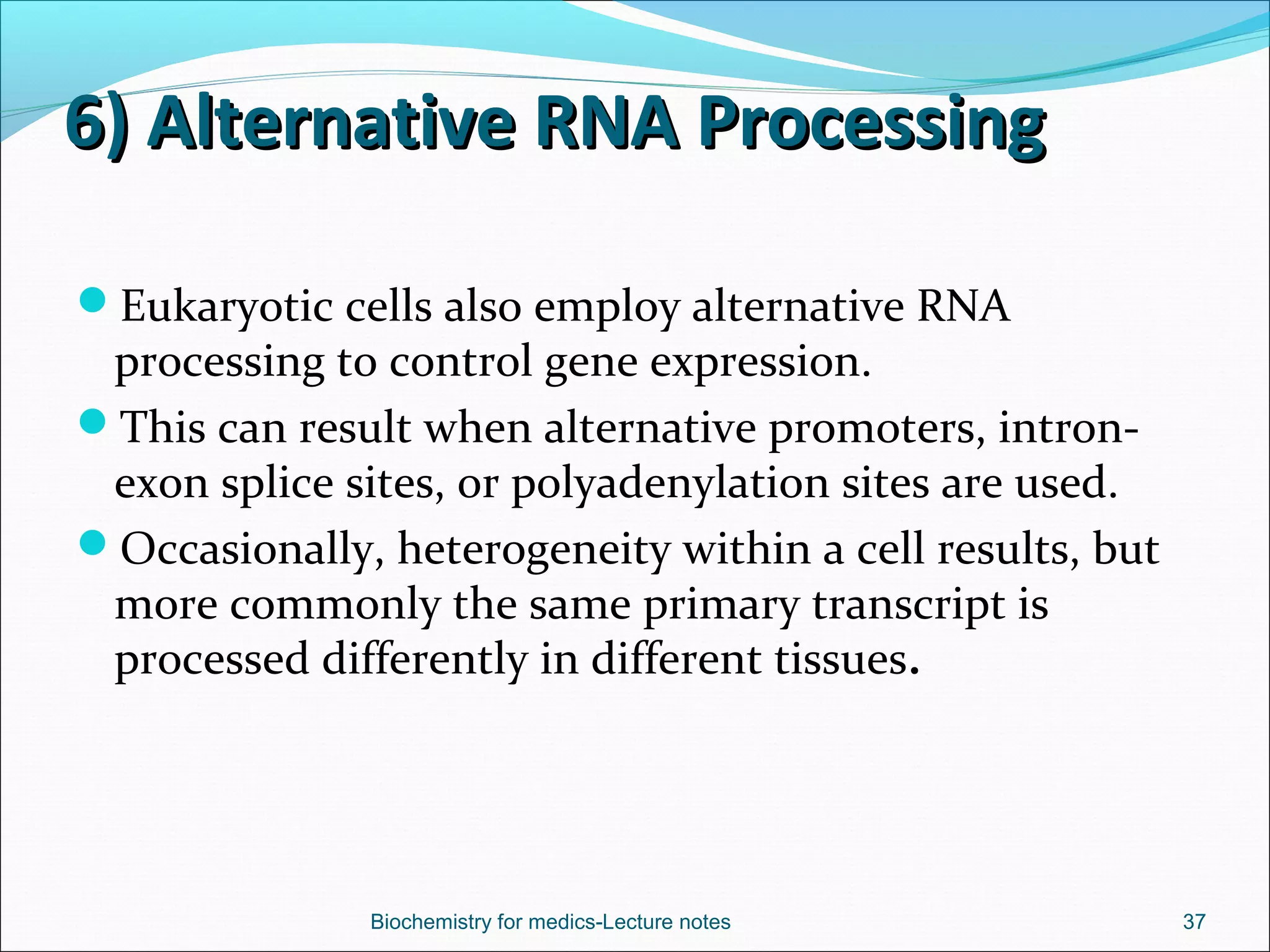 Regulation of gene expression in eukaryotes | PPT