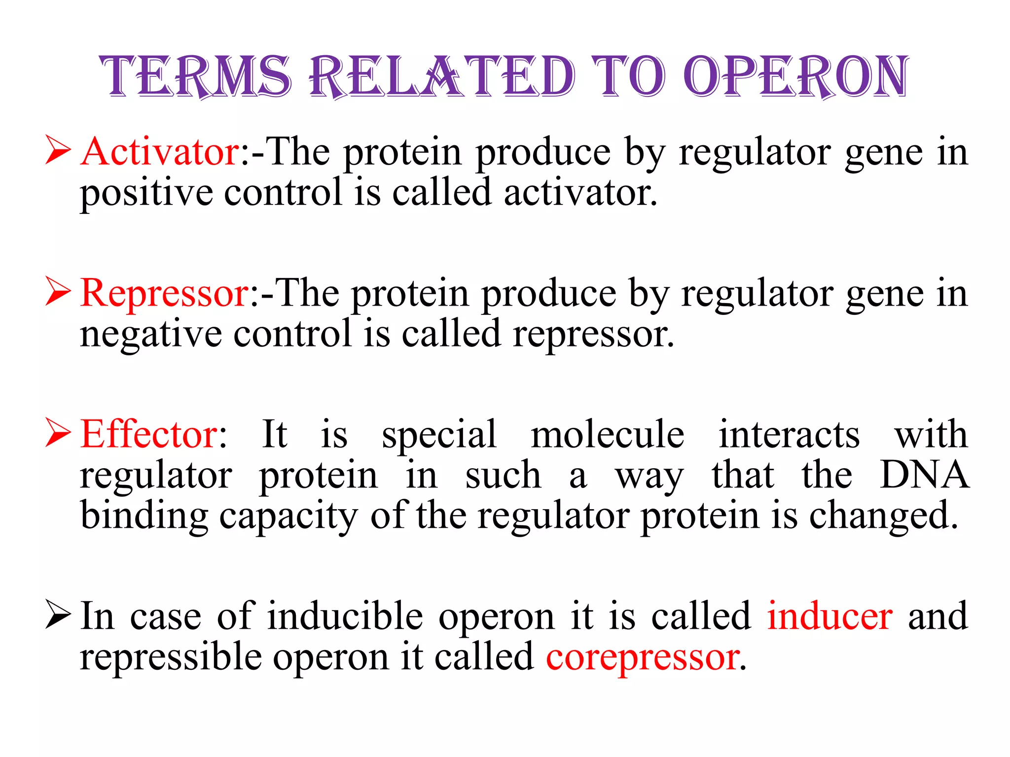Regulation of gene expression in prokaryotes | PDF
