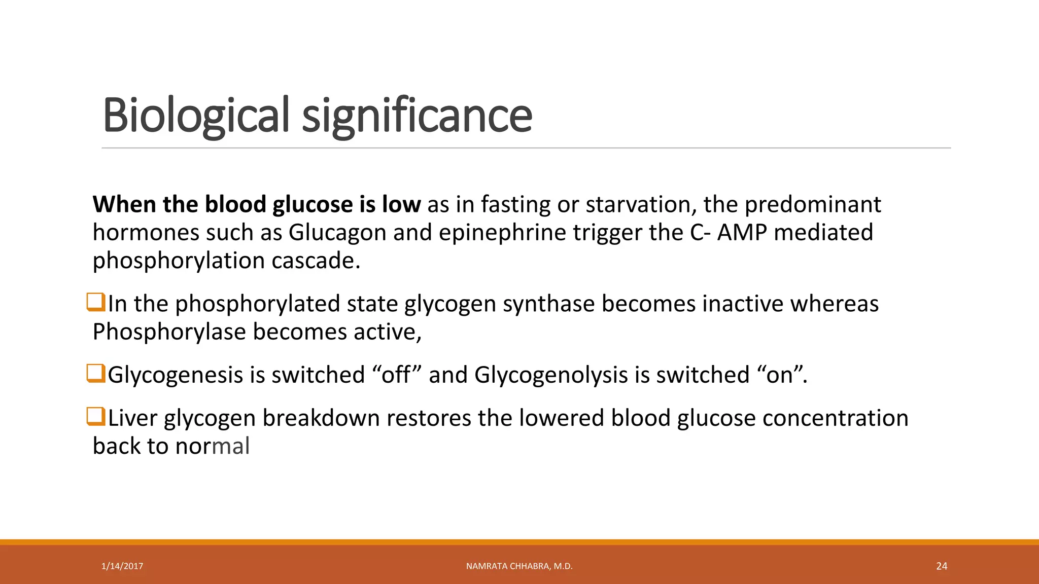 Regulation of glycogen metabolism | PPTX | Endocrine and Metabolic ...