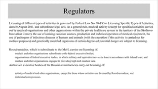 Regulation of healthcare market in russian federation | PDF