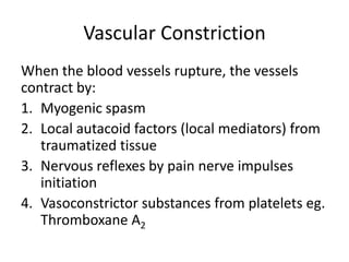 Regulation of Hemostasis | PPTX