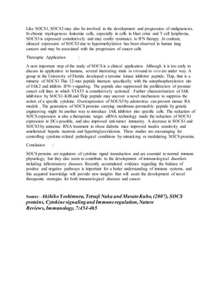 Regulation of immune response | DOCX