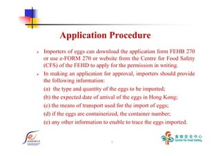 Regulation of Imported Poultry Eggs Cap132AK_2015 | PDF