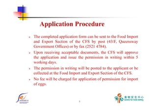 Regulation of Imported Poultry Eggs Cap132AK_2015 | PDF