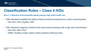Regulation of In Vitro Diagnostic Medical Devices - Transition to the ...