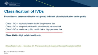 Regulation of In Vitro Diagnostic Medical Devices - Transition to the ...