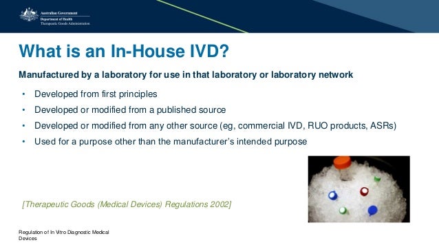 Regulation of In Vitro Diagnostic Medical Devices - Transition to the…