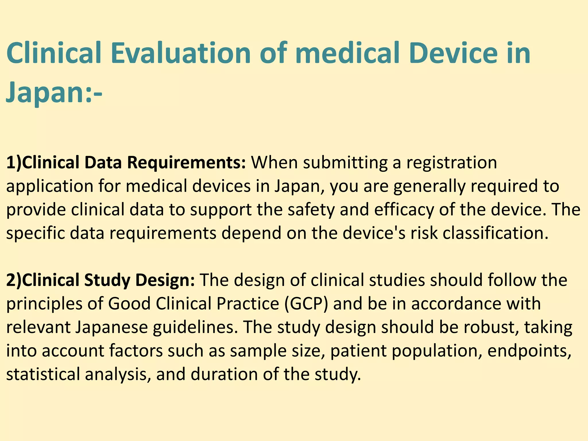 Regulation of medical device in japan | PPTX