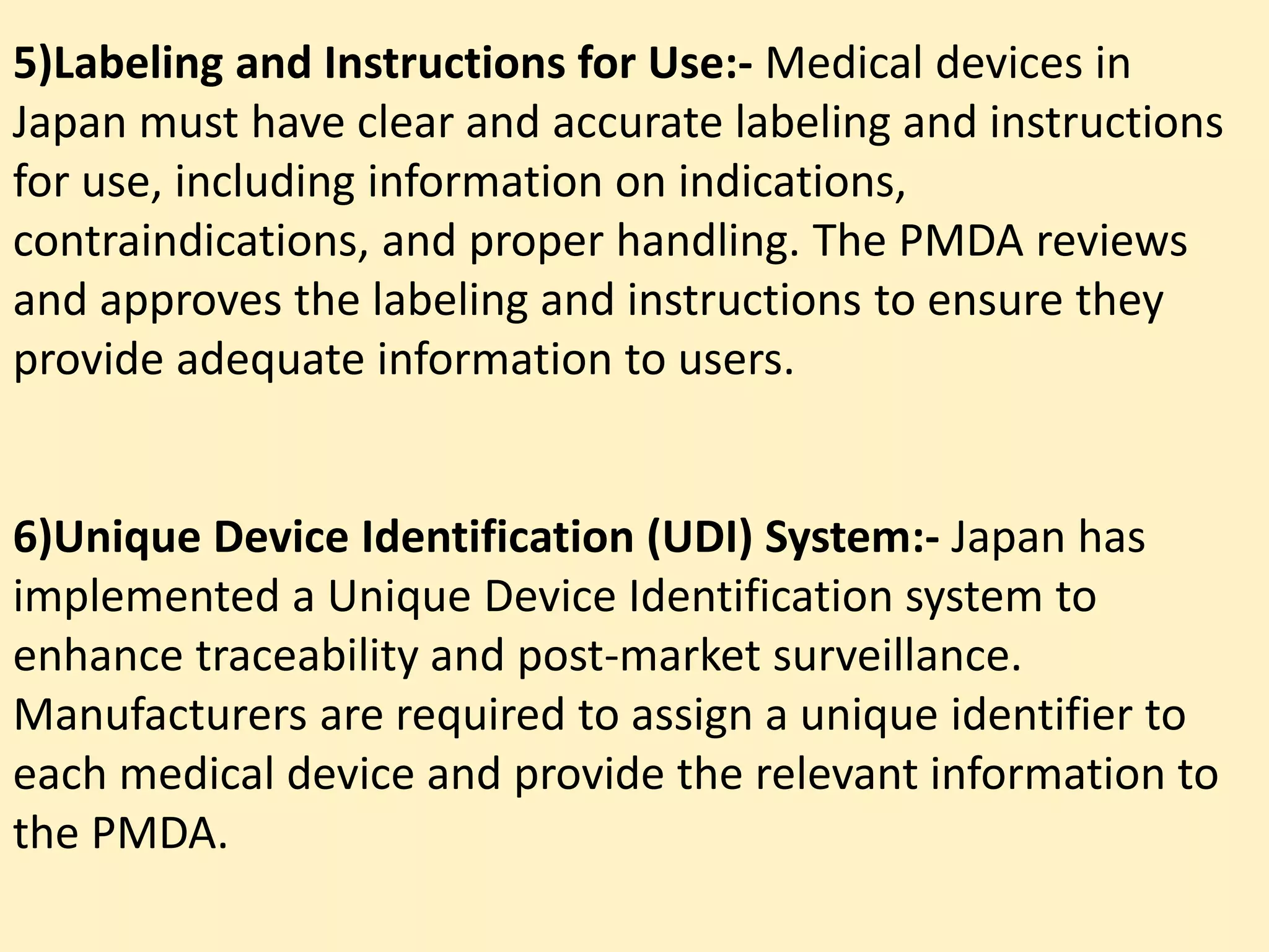 Regulation of medical device in japan | PPTX