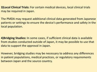 Regulation of medical device in japan | PPTX