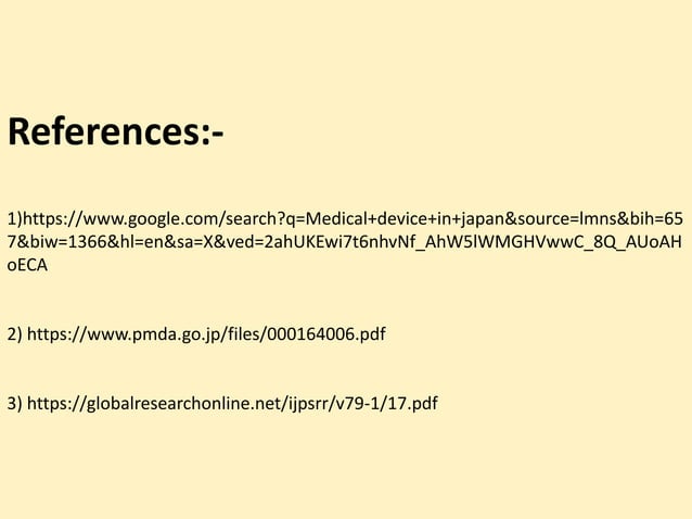 Regulation of medical device in japan | PPTX | Pharmaceutical Industry ...