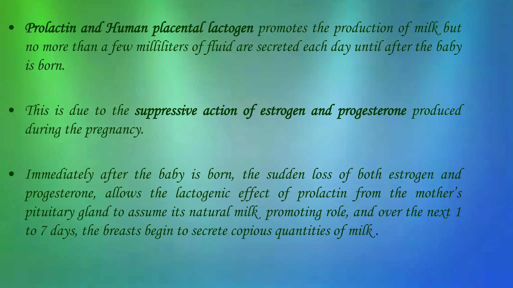 Regulation of lactogenic hormones | PPTX