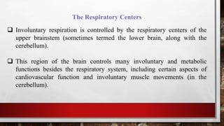 Regulation of lungs respiration | PPT