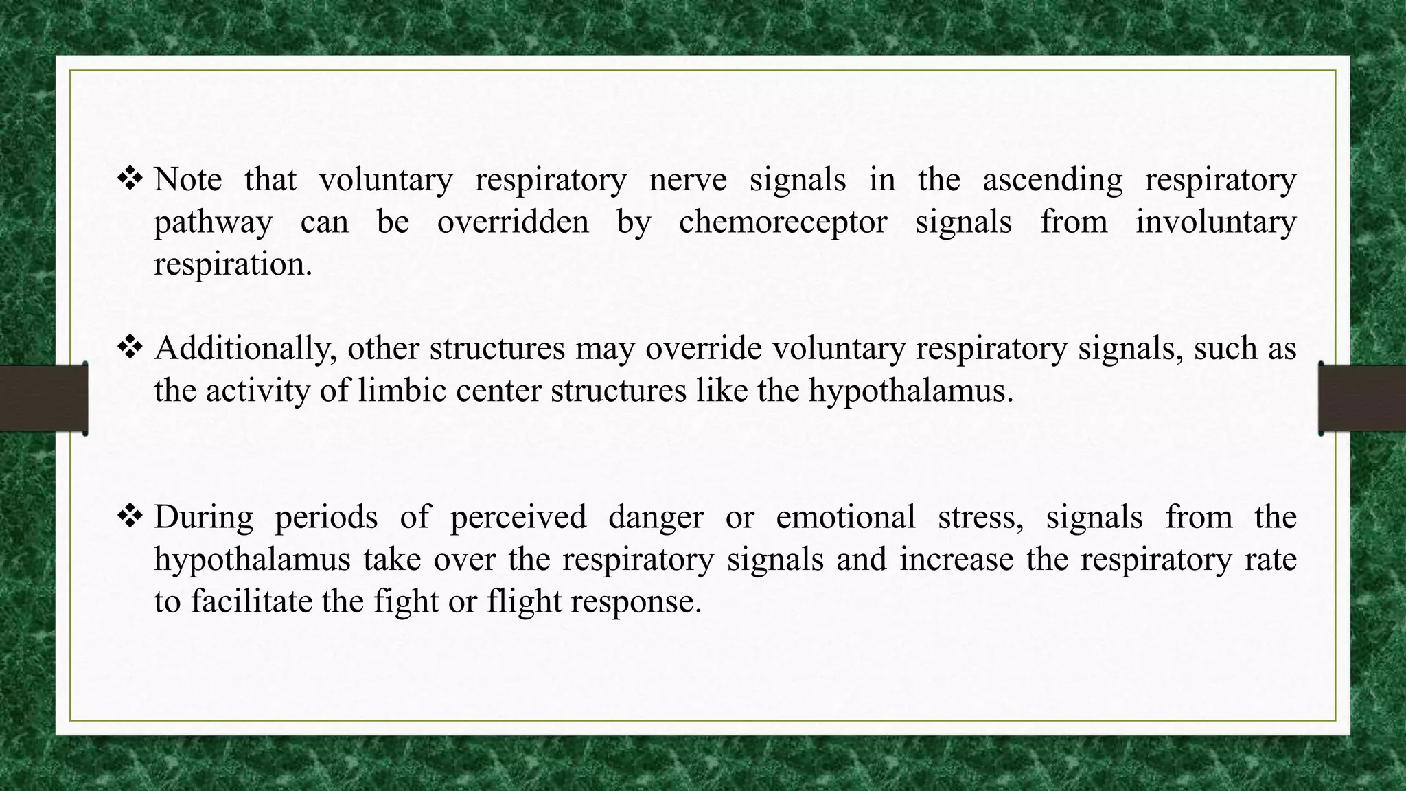 Regulation of lungs respiration | PPTX