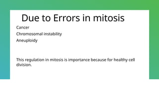 Regulation of Mitosis in cell cycle division.pptx