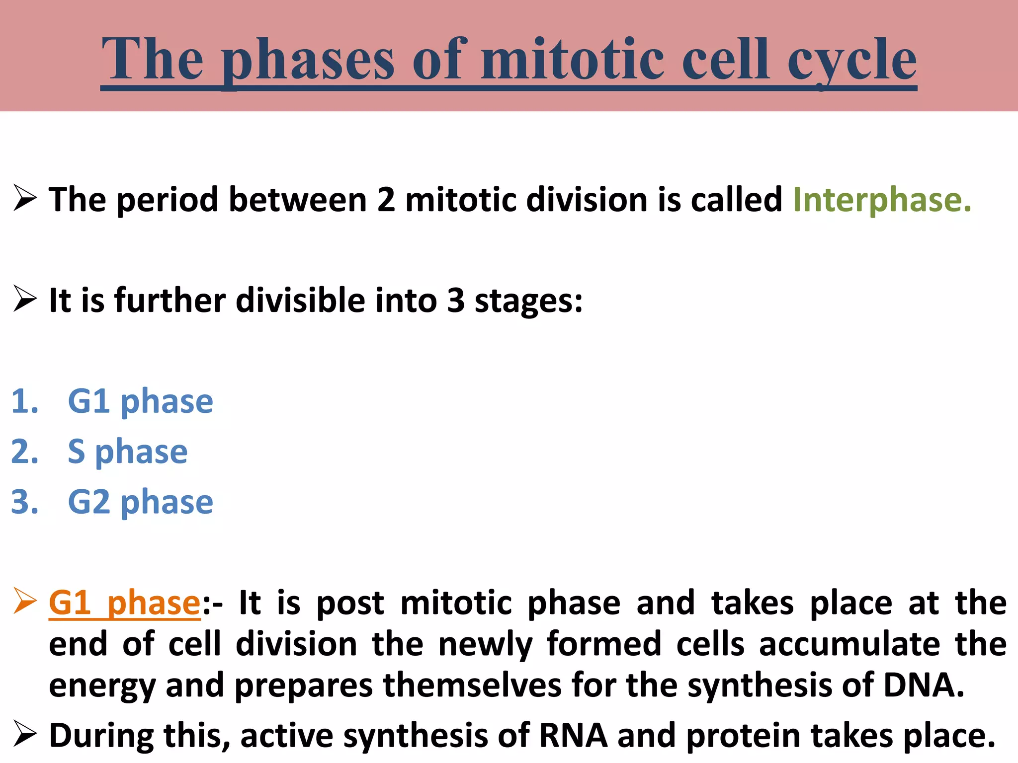 Regulation of mitotic cell cycle in eukaryotes | PPTX