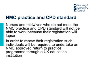 Regulation of nurses and midwives in the United Kingdom - David Hubert ...