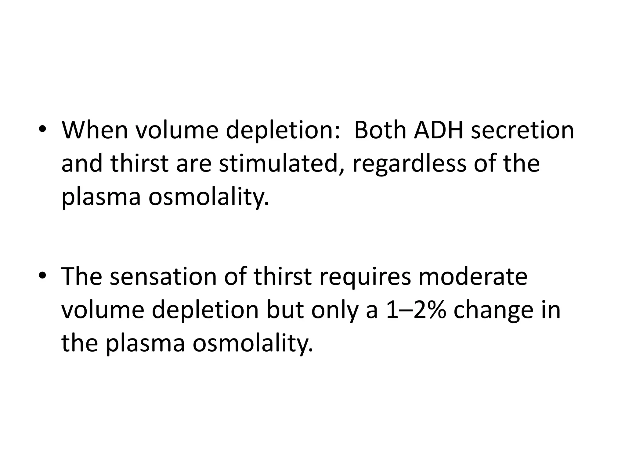 Regulation of plasma osmolality &siadh | PPTX