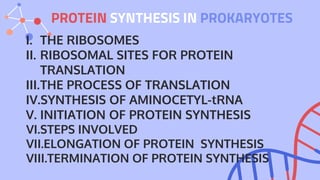 REGULATION OF PROTEIN SYNTHESIS IN RIBOSOMES.pptx