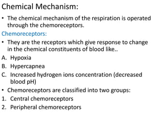 Regulation of respiration | PPTX