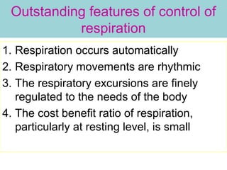 Regulation of respiration | PPT