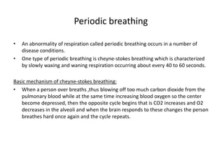 Regulation of respiration | PPTX