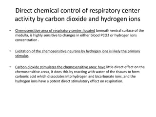 Regulation of respiration | PPTX
