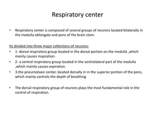 Regulation of respiration | PPTX