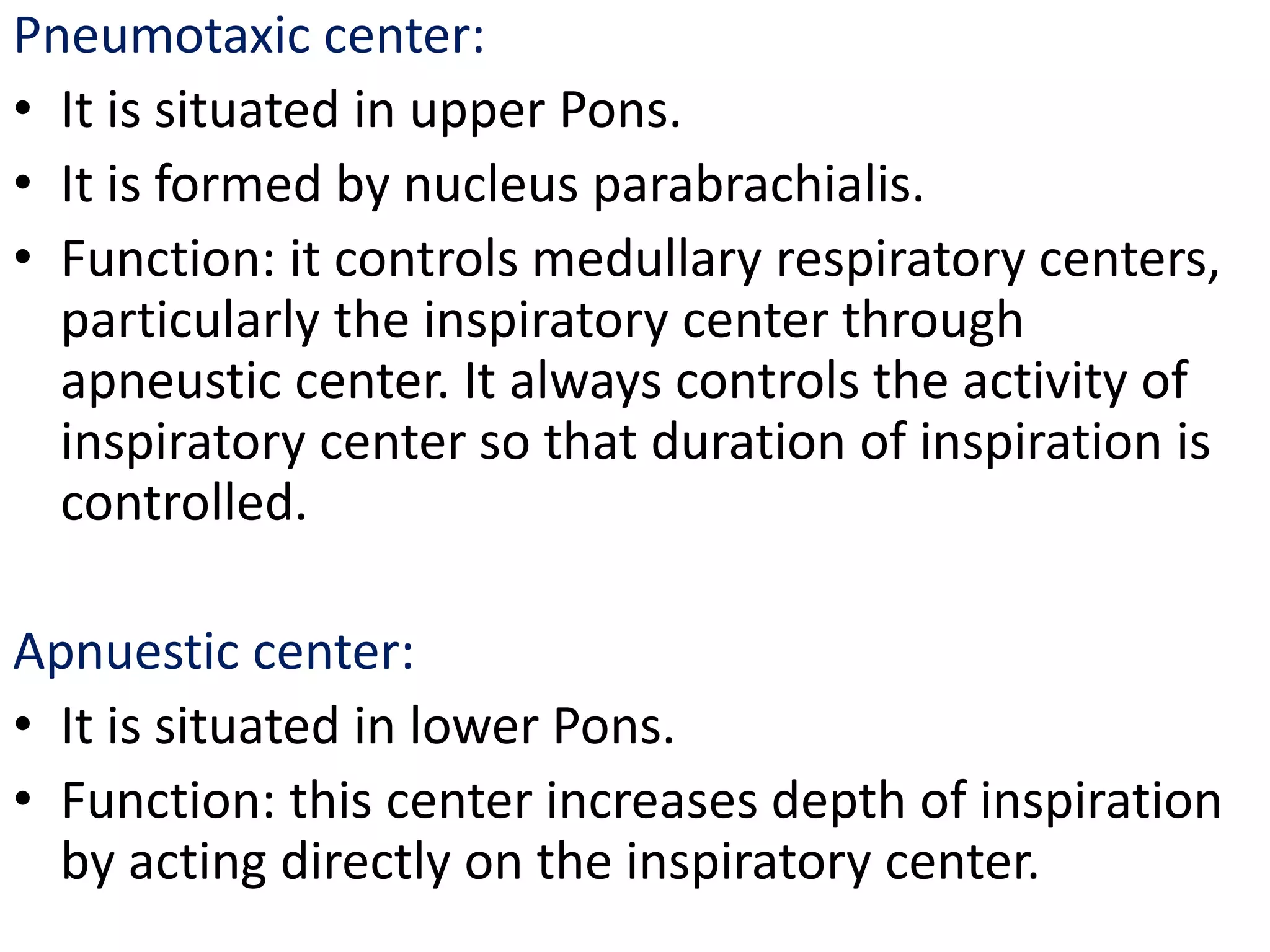 Regulation of respiration | PPTX
