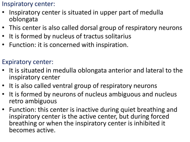 Regulation of respiration | PPTX