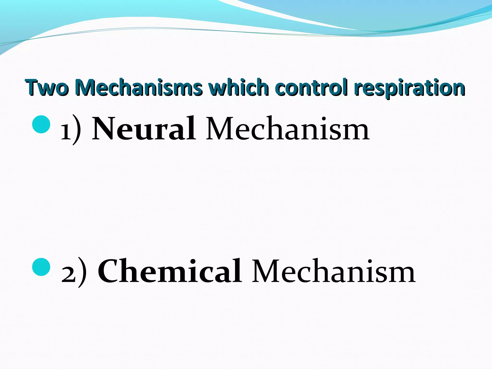 Regulation of respiration | PPT