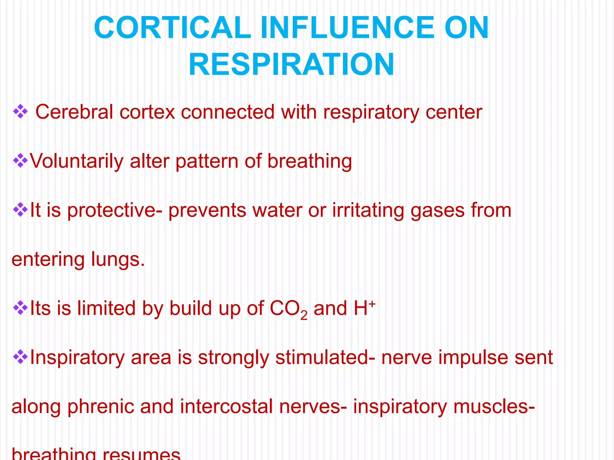 Regulation of respiration | PPTX