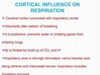 Regulation of respiration | PPTX