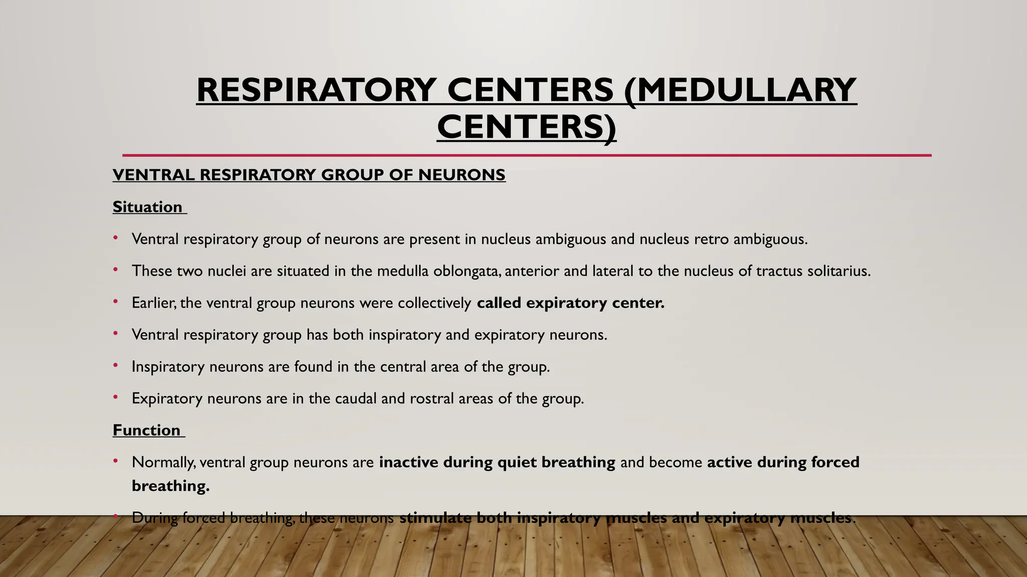 REGULATION OF RESPIRATION physiology slides | PPTX