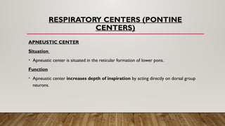REGULATION OF RESPIRATION physiology slides | PPTX