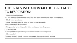 Regulation of Respiration and there different function | PPT
