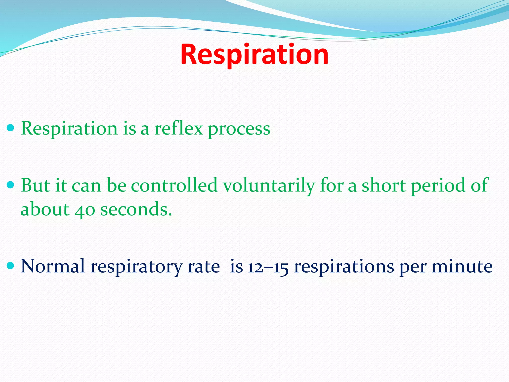 Regulation of respiration | PPTX | Lung and Respiratory Health ...