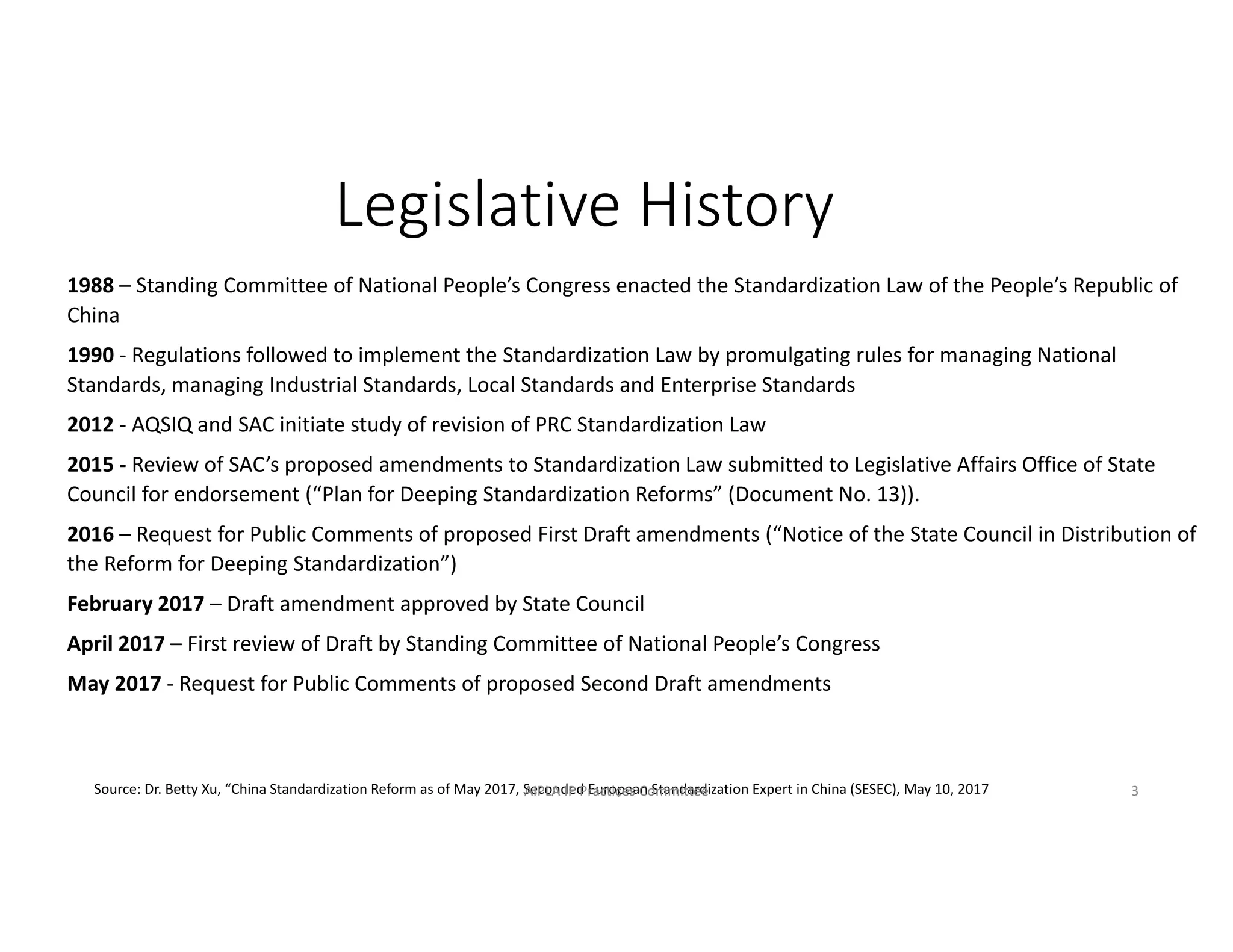 Regulation of standards under prc revised standardization law(updated ...