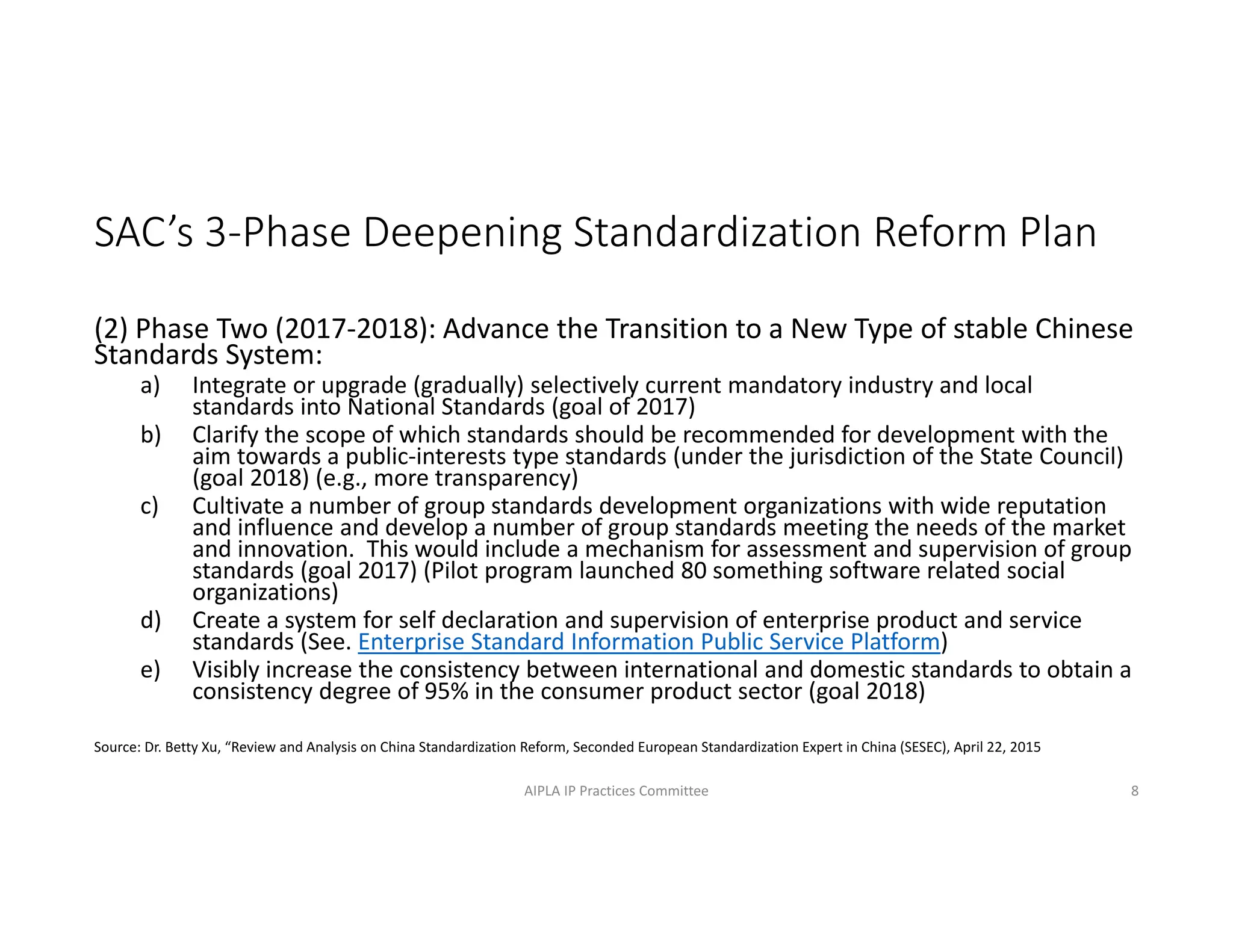 Regulation of standards under prc revised standardization law(updated) | PPT