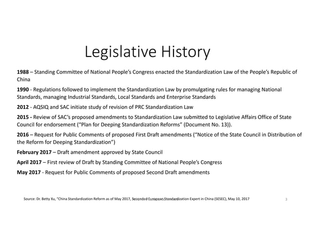 Regulation of standards under prc revised standardization law(updated ...