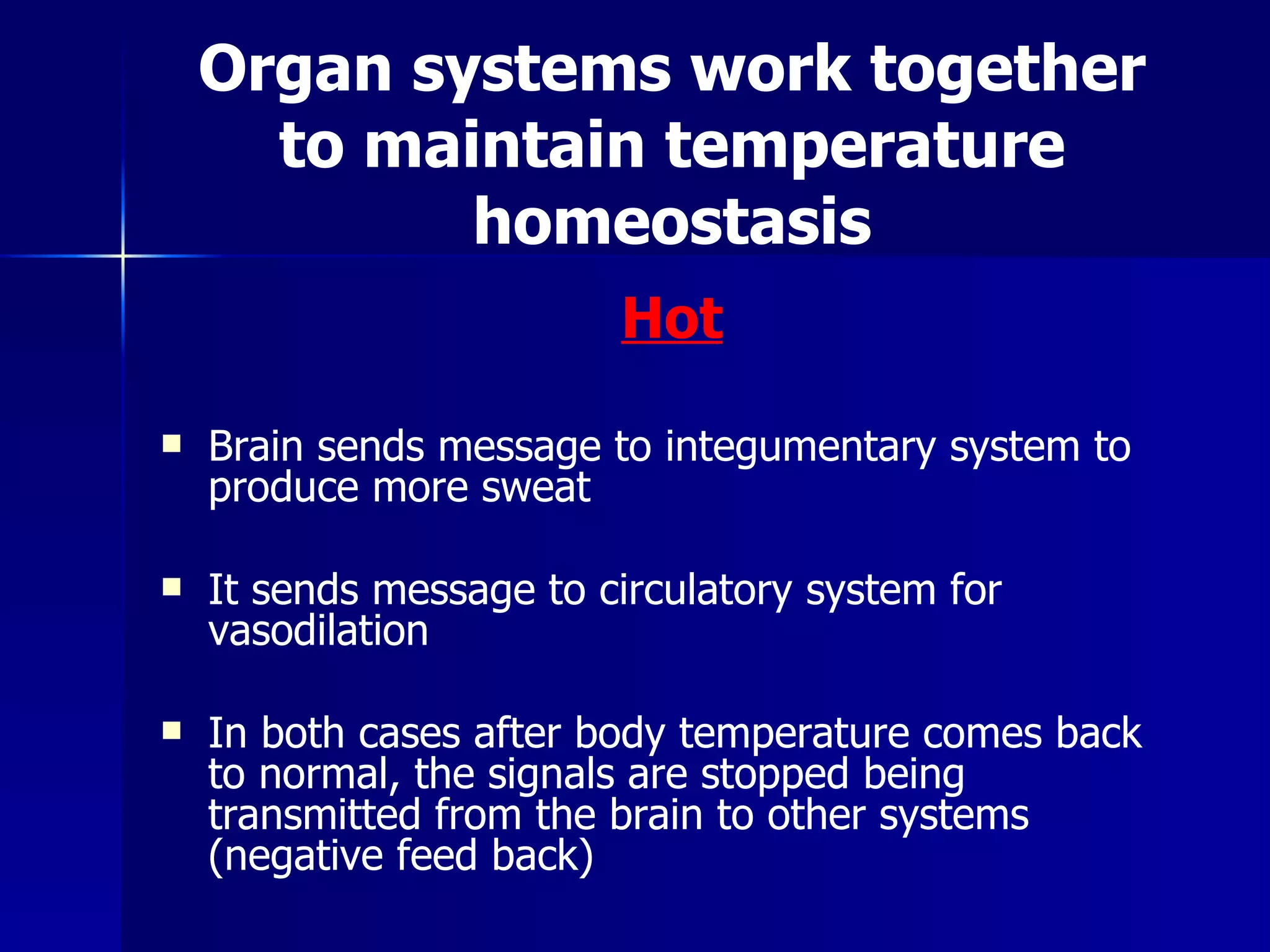 Regulation of temperature | PPT | Biological Sciences | Science