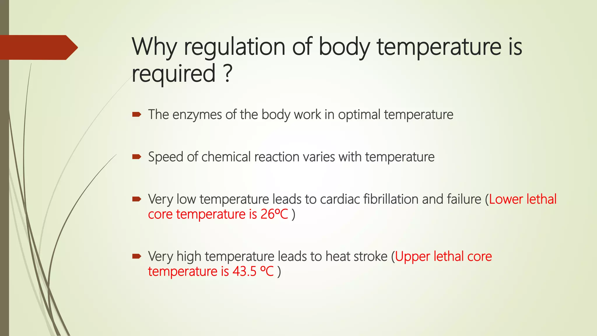 Regulation of temperature of Human body | PPTX