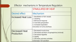 Regulation of temperature of Human body | PPTX