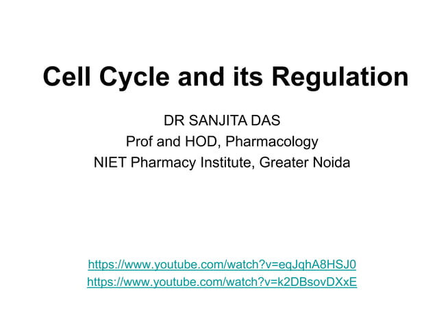 Regulation of the_cell_cycle | PPT