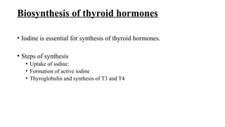 Regulation of Thyroid Hormone.ppt for nursesx | PPTX