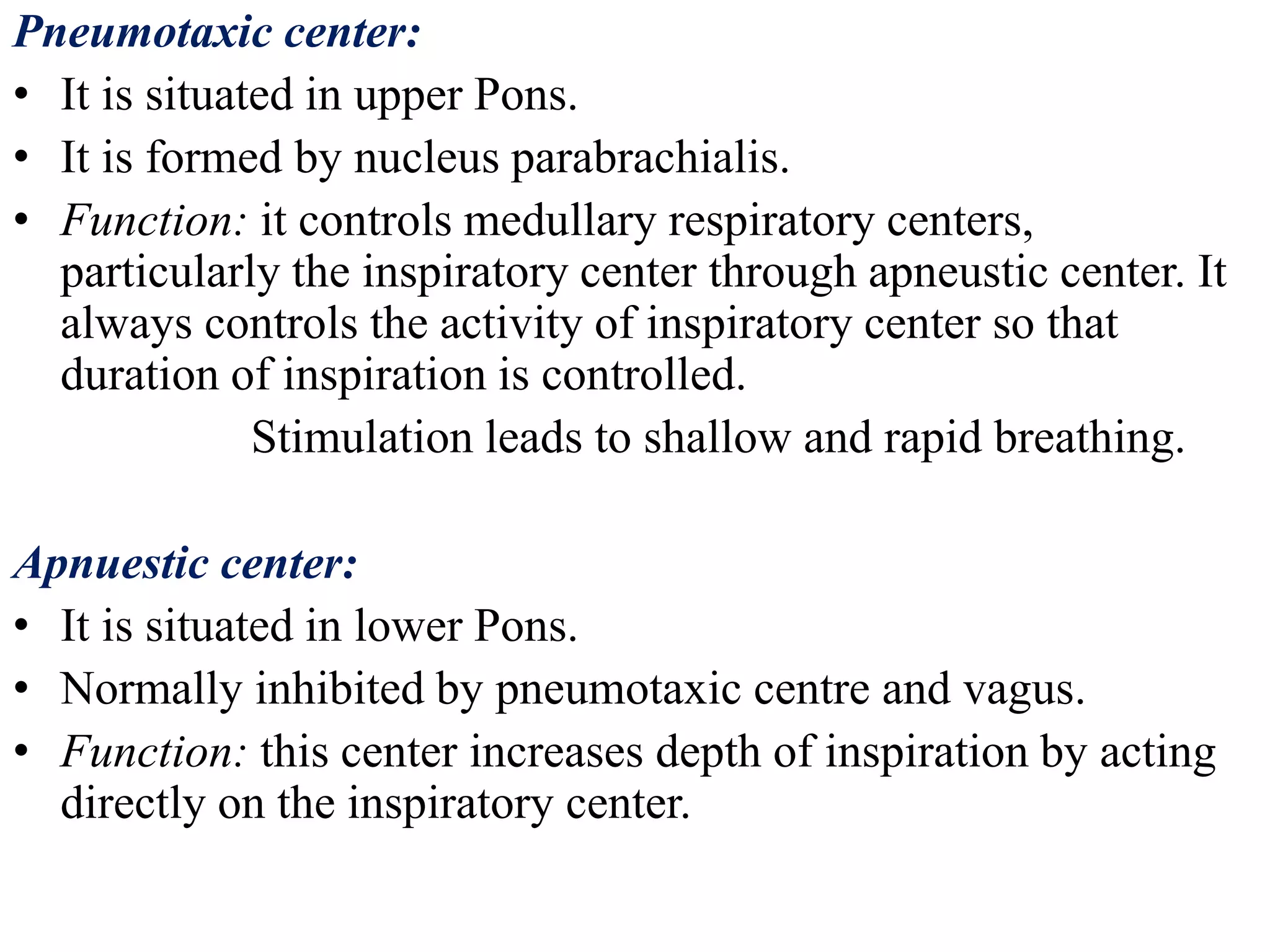 Regulation of ventilation Dr. MADHUKIRAN, MD.PULMONOLOGY | PPTX