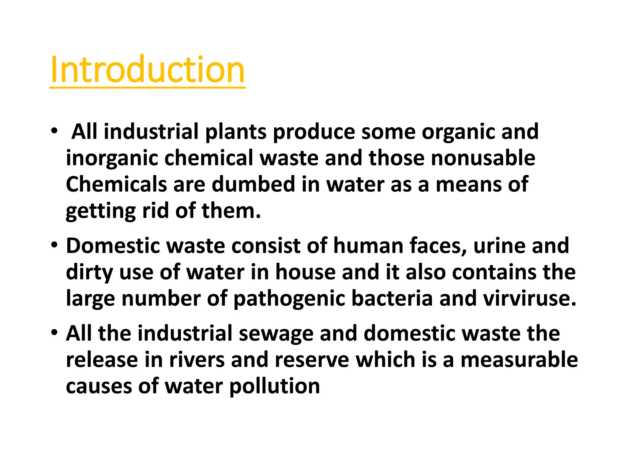Regulation on discharge of industrial effluent and domestic waste in ...