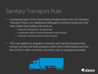Regulations Impacting Public Refrigerated Warehouses | PDF