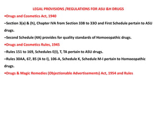 HERBAL DRUG REGULATIONS IN INDIA | PPTX