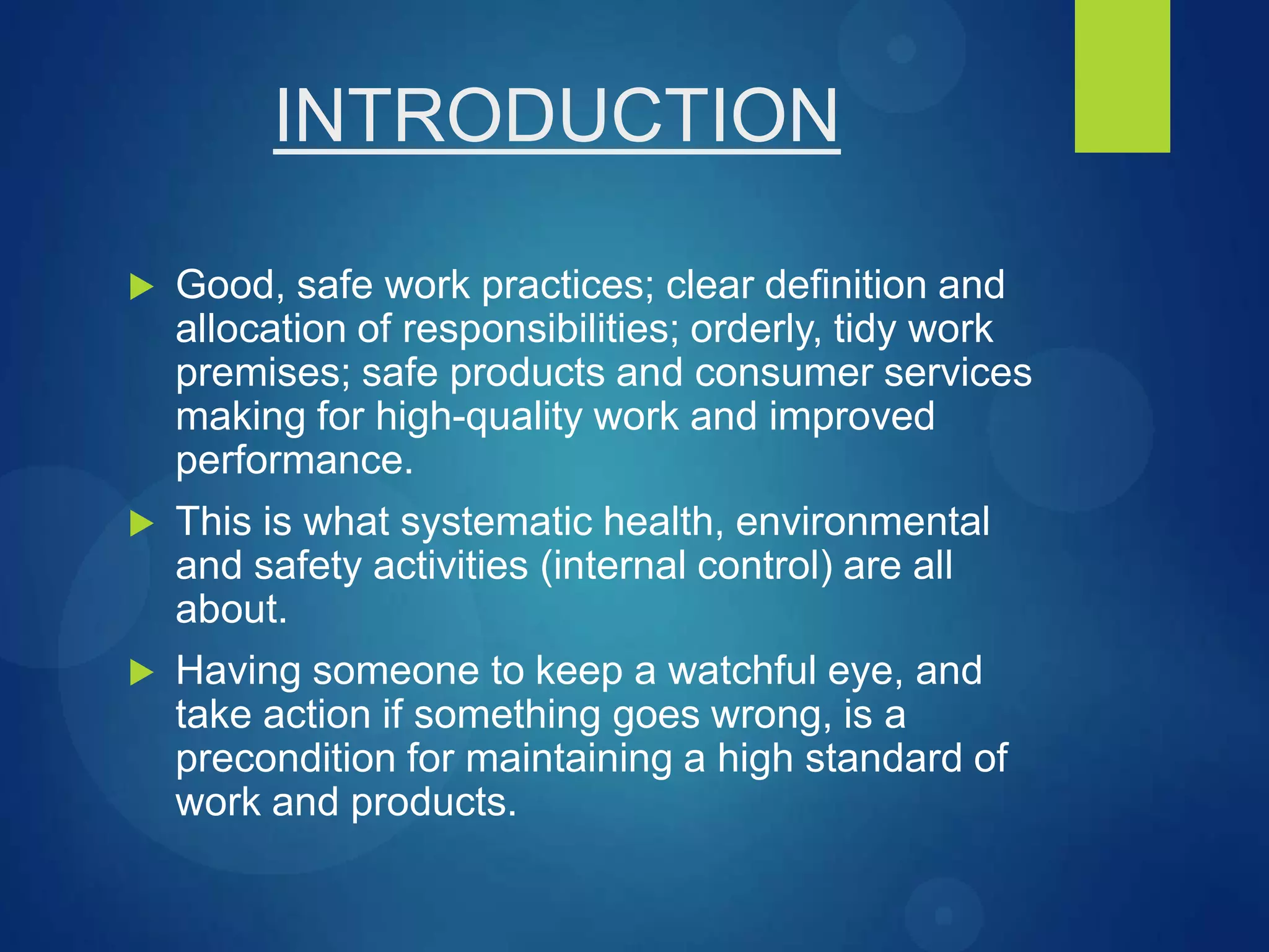 Regulations related to health, environment and safety | PPTX